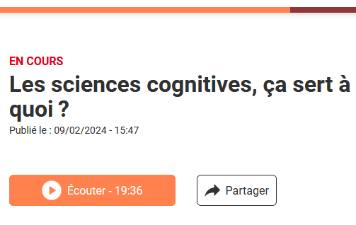 Sciences Cognitives